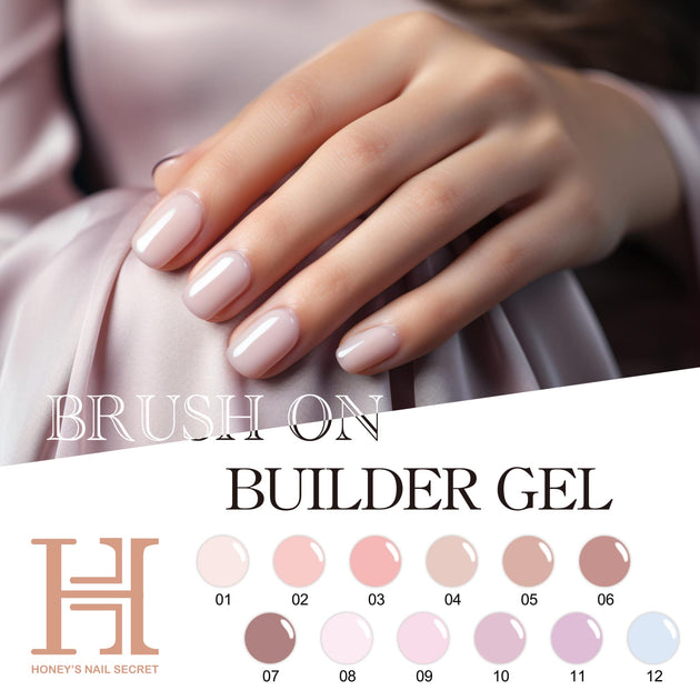 BRUSH ON BUILDER GEL – HONEY'S NAIL SECRET