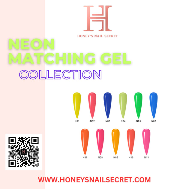 NEON COLLECTION GEL AND LACQUER – HONEY'S NAIL SECRET