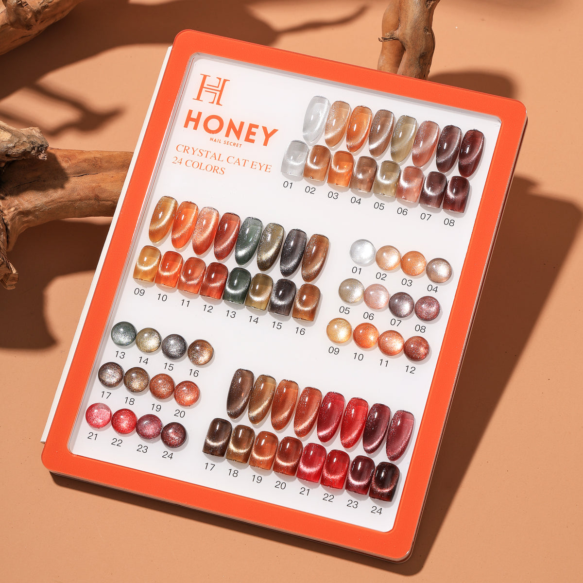 CRYSTAL CATEYE GEL COLLECTION 24 COLORS ( HEMA-FREE & TPO-FREE) – HONEY ...