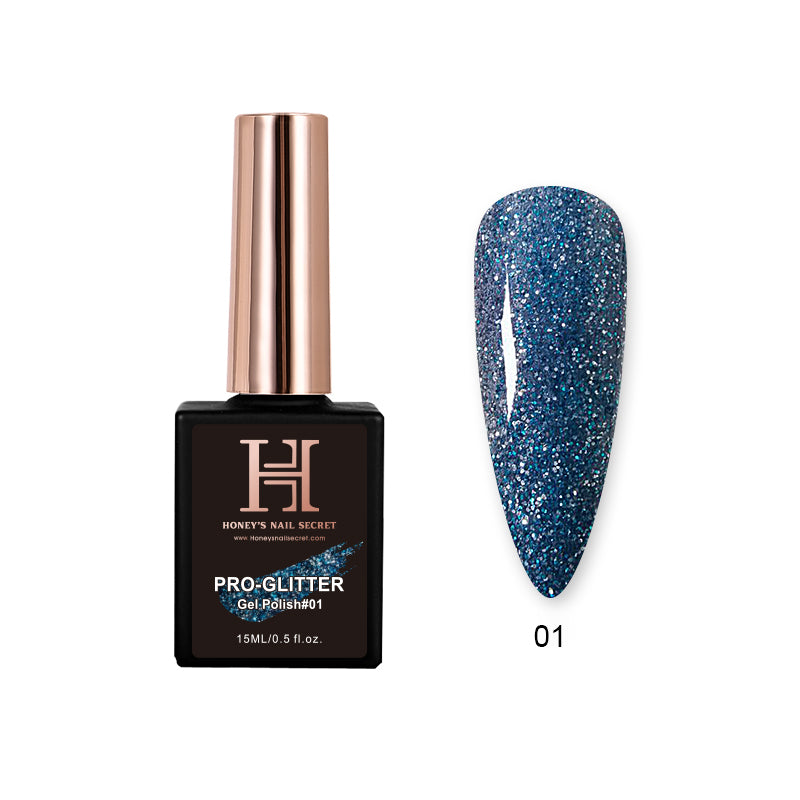 PRO GLITTER GEL – HONEY'S NAIL SECRET
