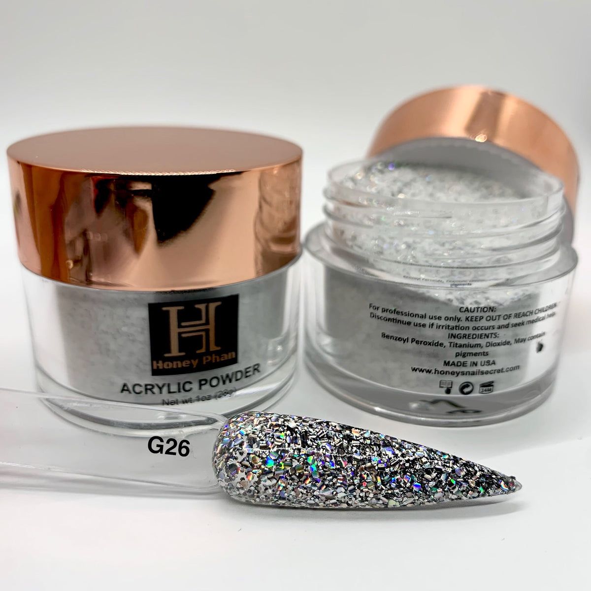 SHINING SILVER STAR - G26 – HONEY'S NAIL SECRET